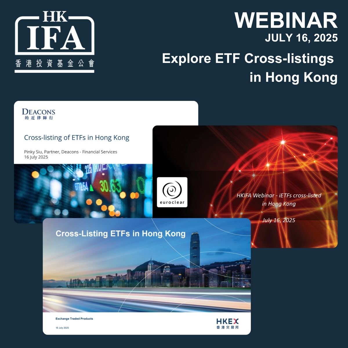 Webinar: Explore ETF Cross-listing in Hong Kong - HKIFAHKIFA